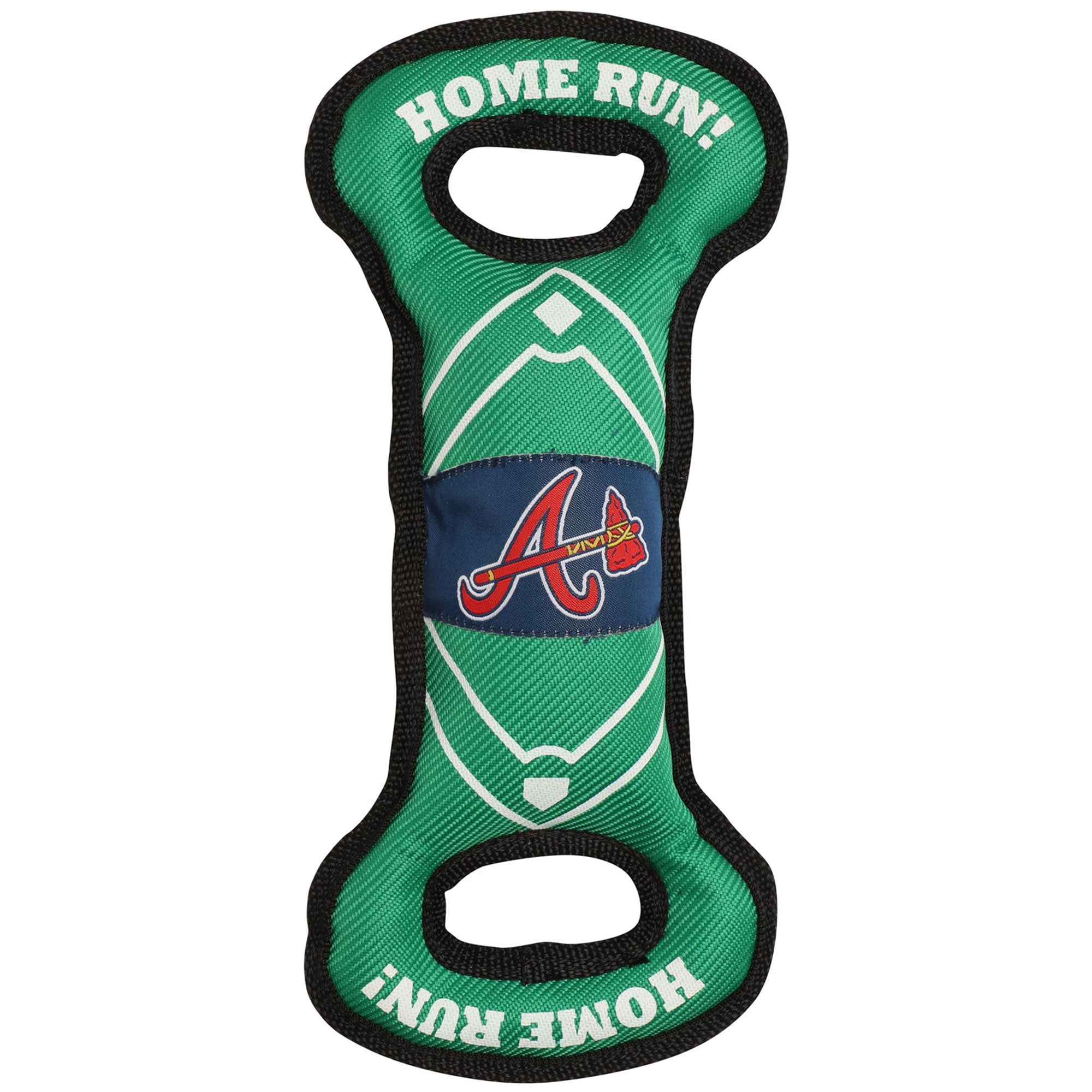 Pets First MLB Atlanta Braves Nylon Field Toy for Dogs & Cats with ...