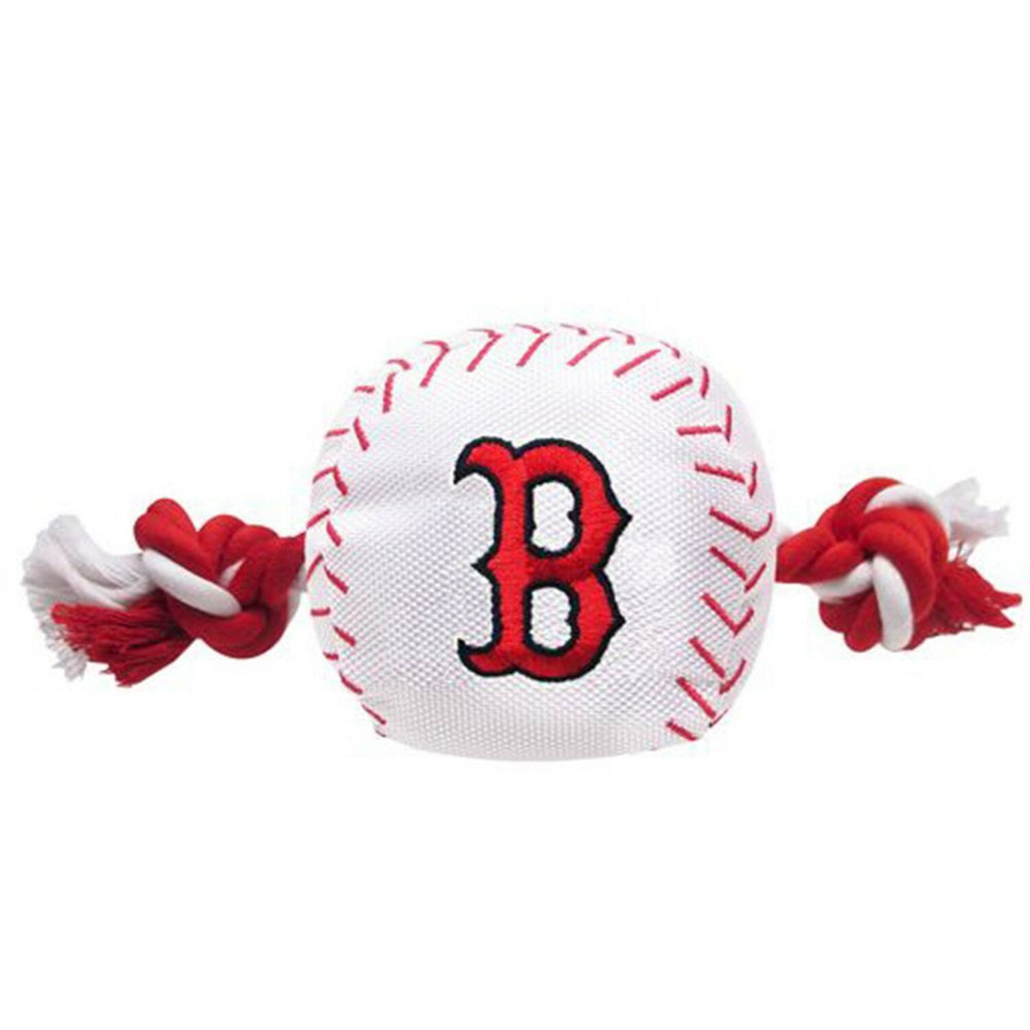 Pets First MLB Boston Red Sox Nylon Baseball Rope Tug Toy with ...