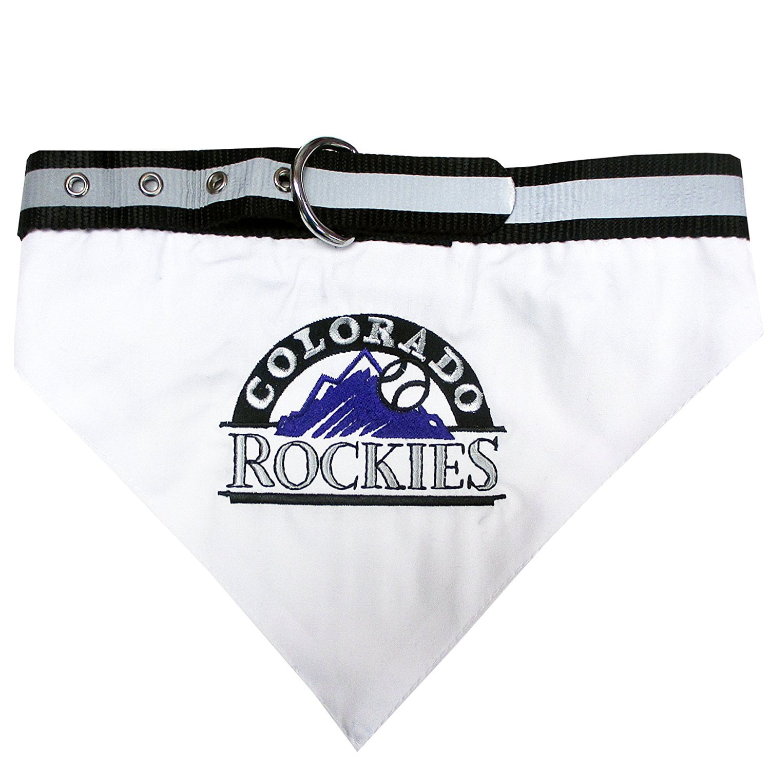 Pets First MLB Colorado Rockies Dogs and Cats Collar Bandana - Large ...
