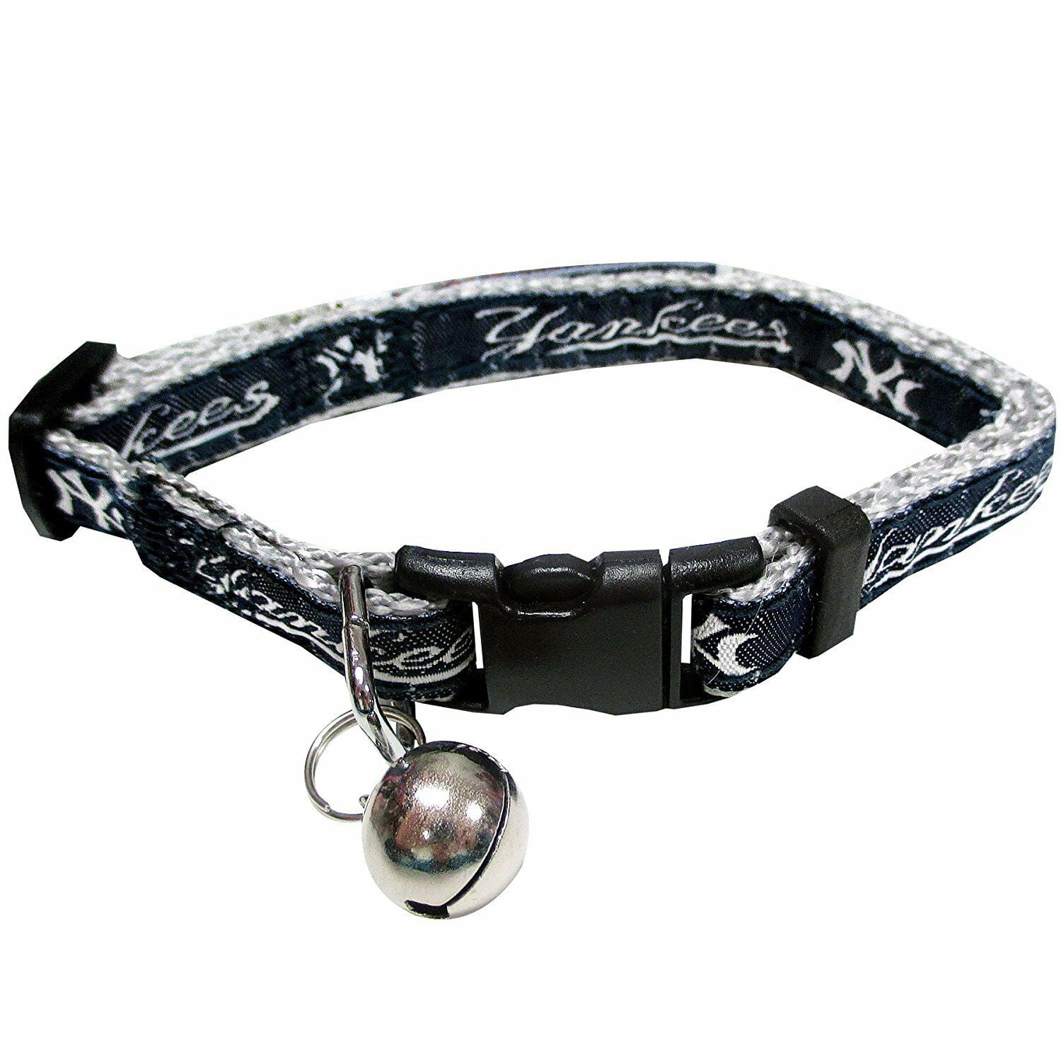 Pets First MLB New York Yankees Adjustable Nylon Cat Collar with Bell ...