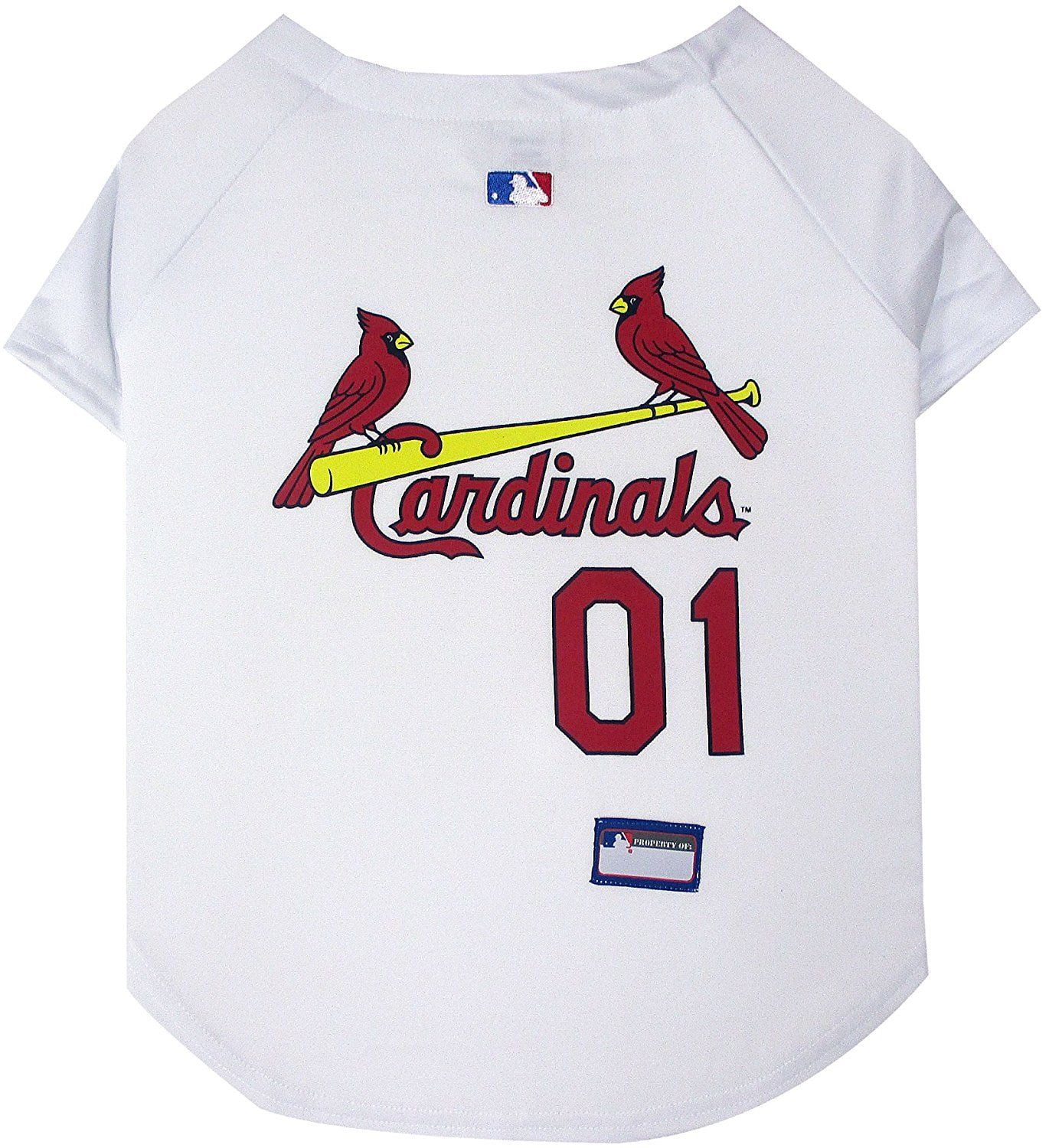 Pets First MLB St. Louis Cardinals Dog Jersey - Small, Lightweight ...