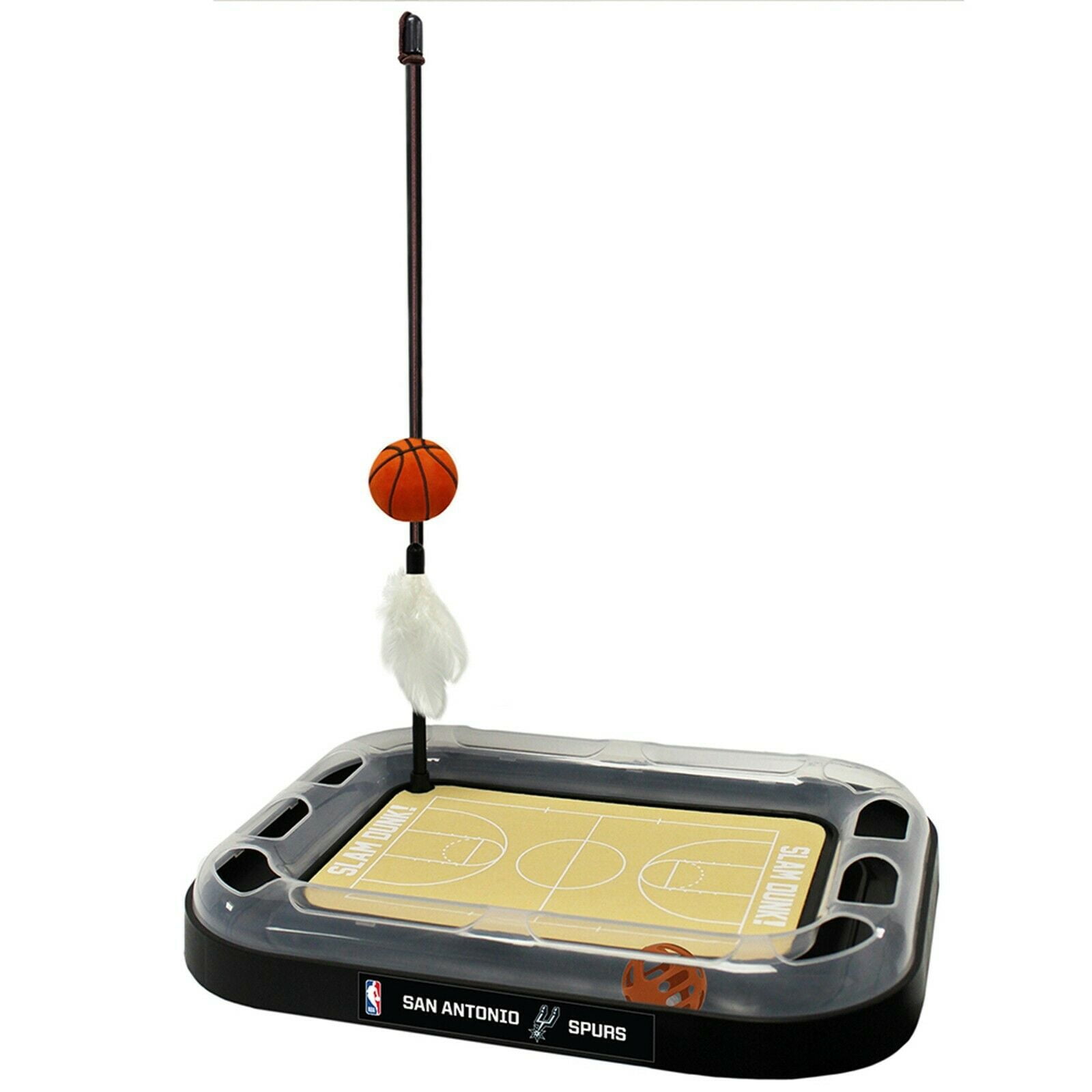 Pets First NBA San Antonio Spurs CAT Scratcher Toy with Catnip Plush ...