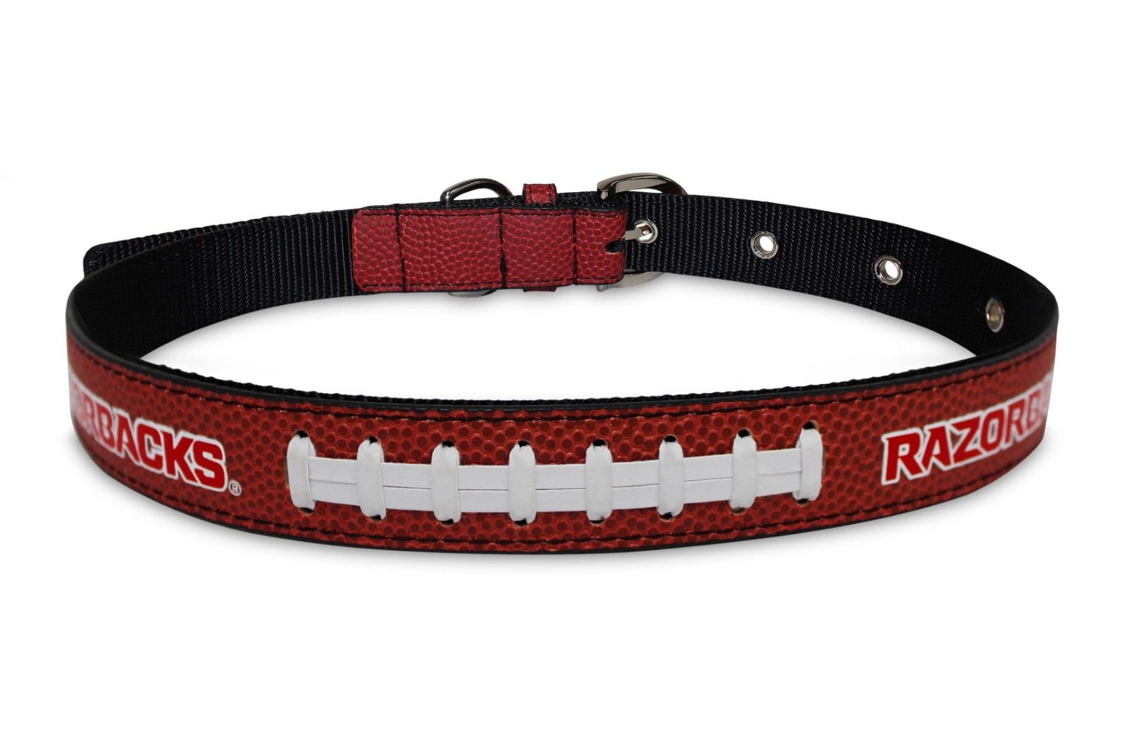 Pets First NCAA College Arkansas Razorbacks PREMIUM SPORTY DOG COLLAR ...