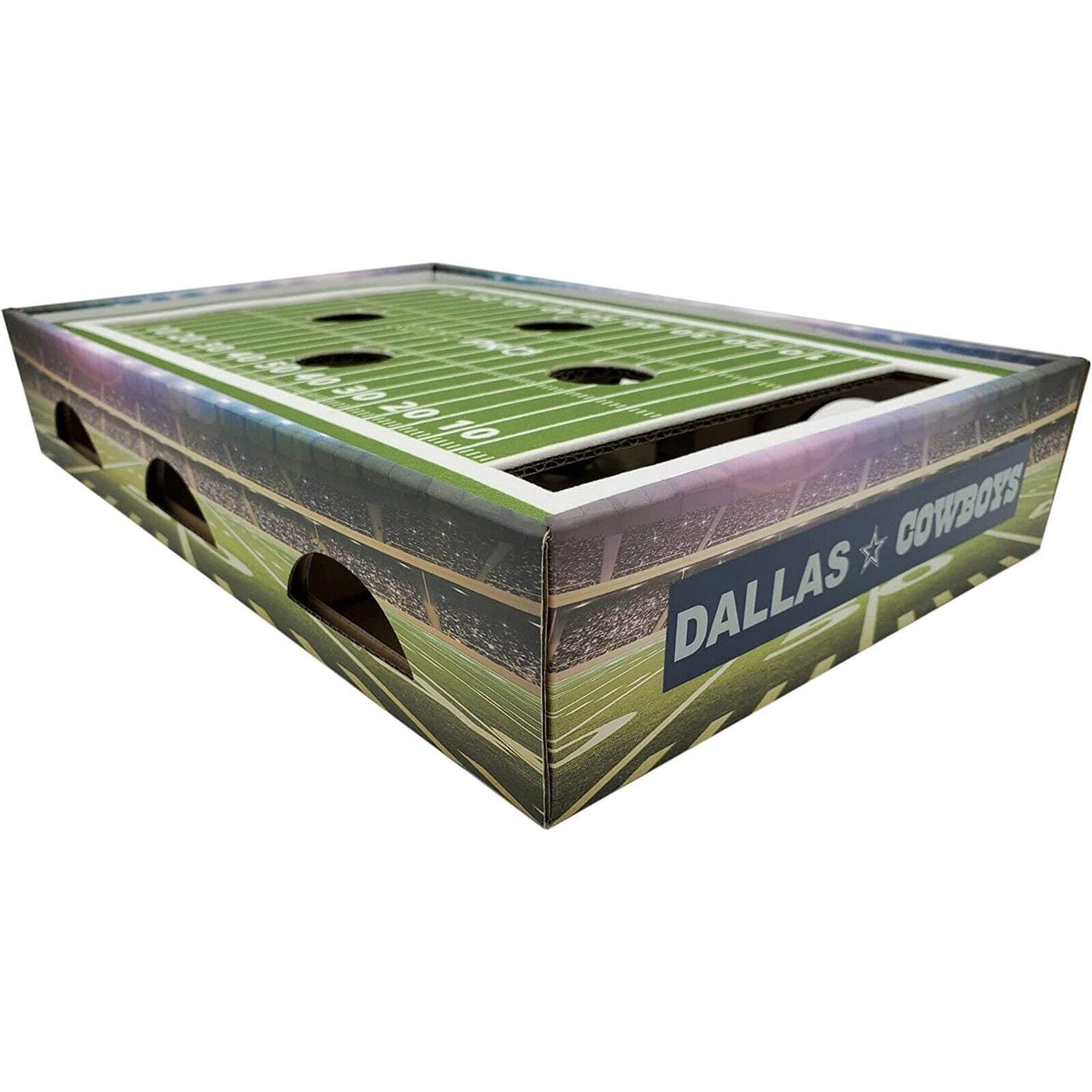 Pets First NFL Dallas Cowboys Cat Scratcher Football Field Toy with ...