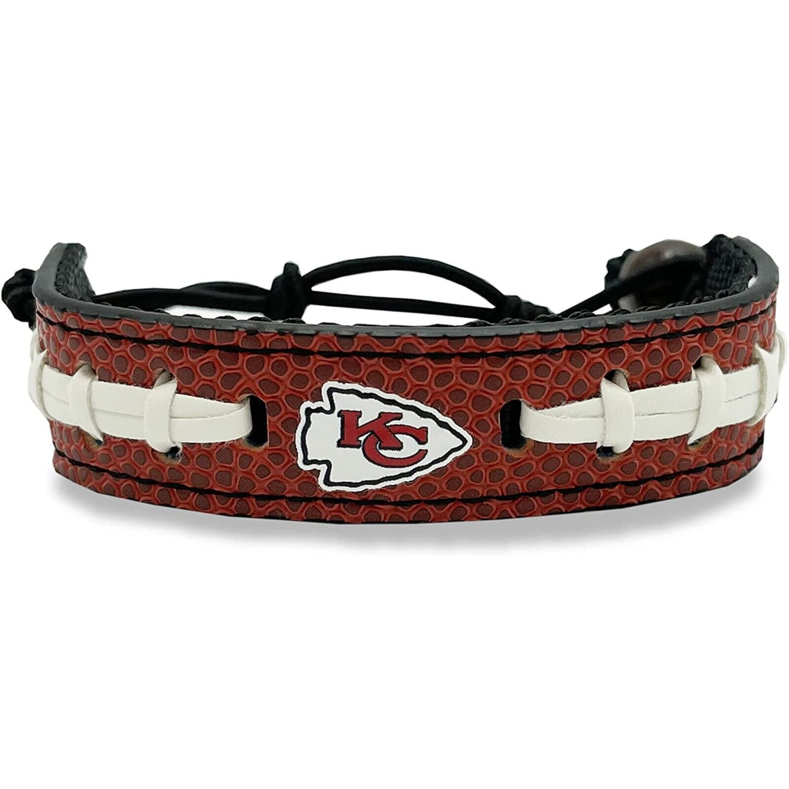 Pets First NFL Kansas City Chiefs Leather Football Bracelet - Unisex ...
