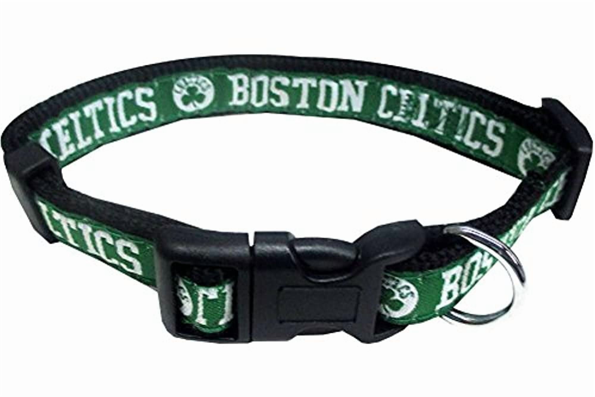 Pets First NBA Boston Celtics Adjustable Dog Collar, Nylon, Medium ...