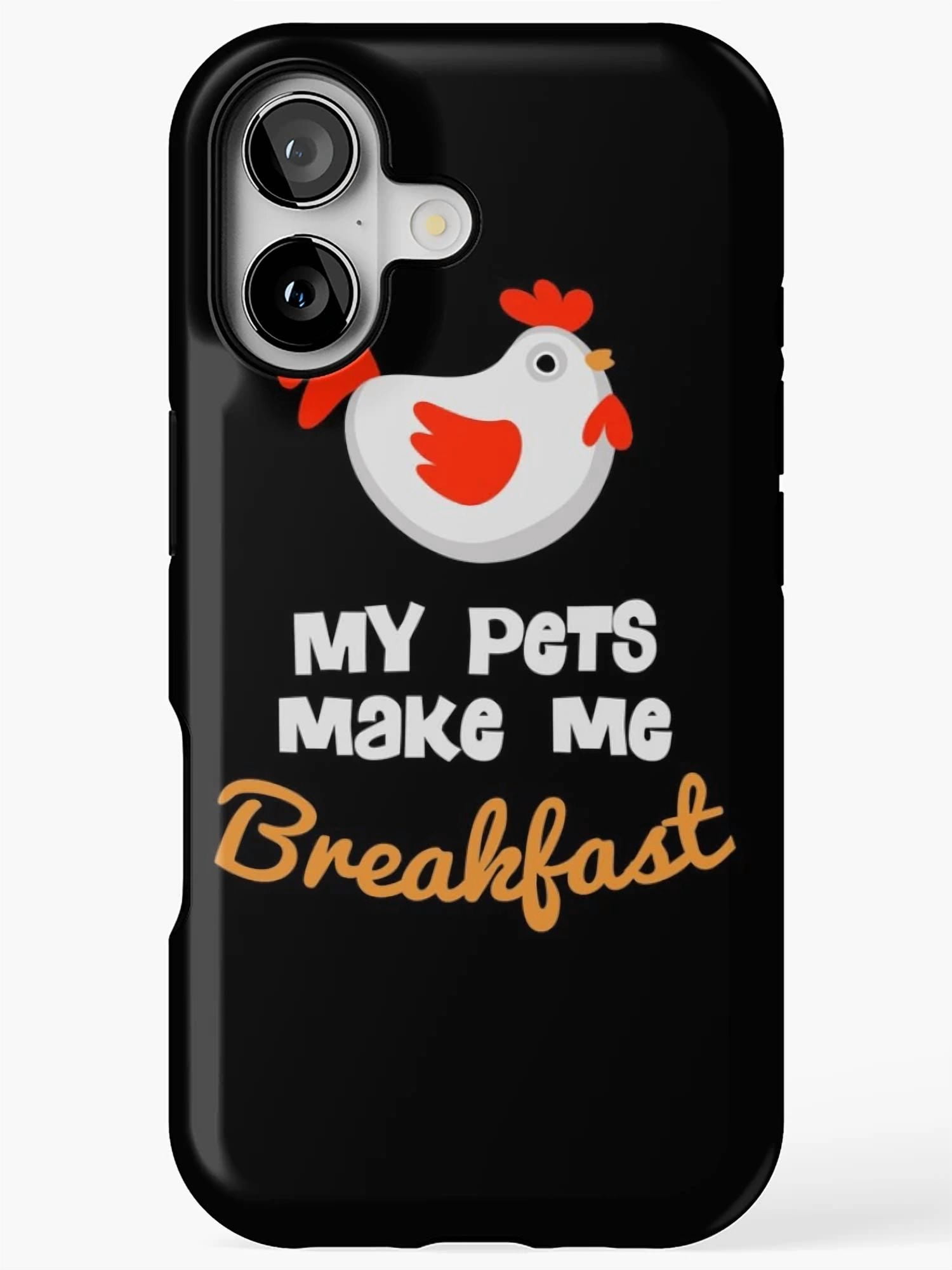 Pets Make Breakfast Case for 11 to 17 Pro Max – Fun Animal Lover Design ...