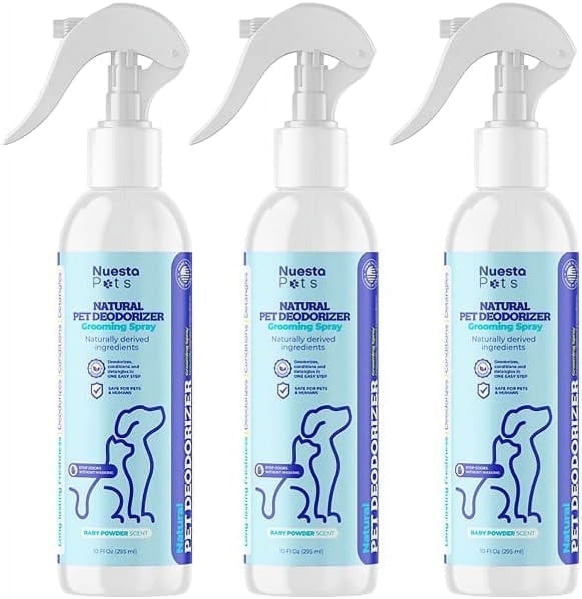 Nuesta Pets Deodorant & Odor Neutralizer w/Oat & Aloe, Hypoallergenic ...