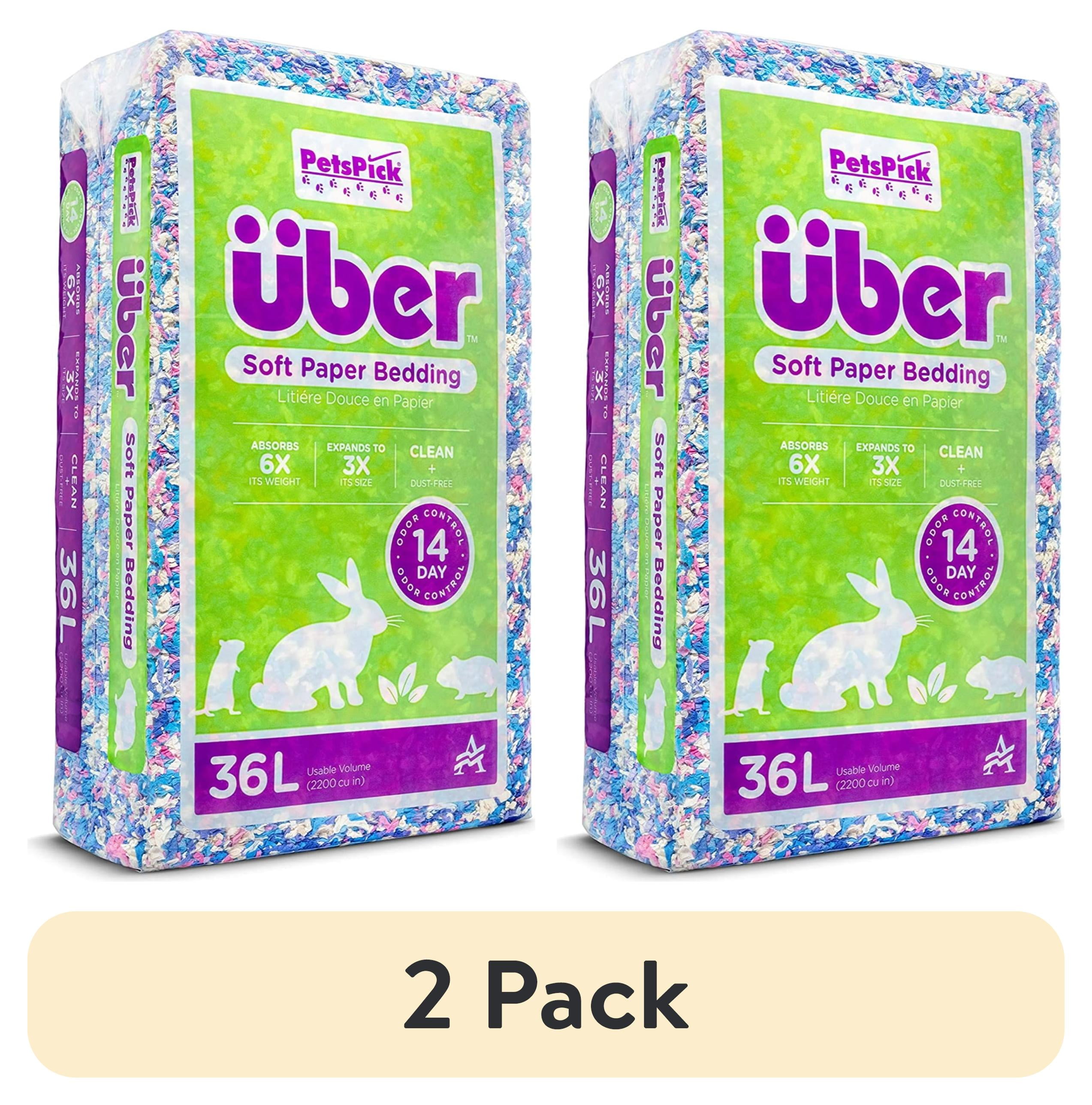 (2 pack) Pets Pick 36L Confetti Uber Pet Bedding for Small Animals ...
