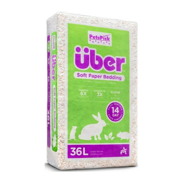 Pets Pick 36L White Uber Pet Bedding, Hamster, Rabbit, Rat - Walmart.com
