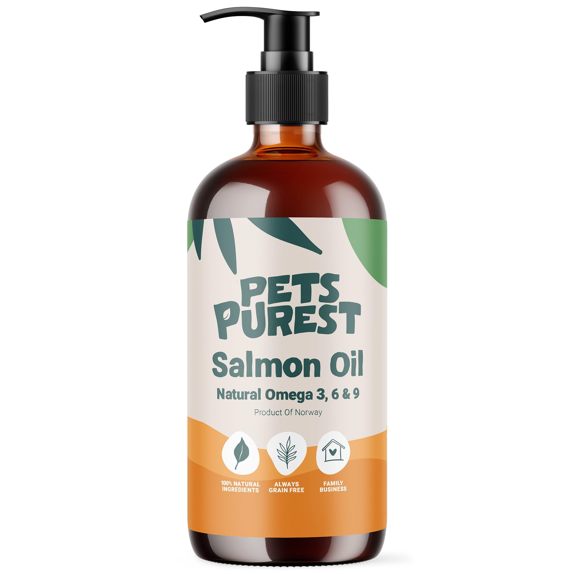 Pets Purest Salmon Oil IRF13 for Dogs, Cats, Horses, Ferrets & Pets ...