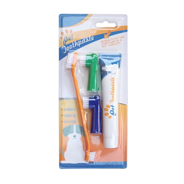 Pets Tartar Control Kit for Dogs-Contains Toothpaste, Dog Toothbrush ...