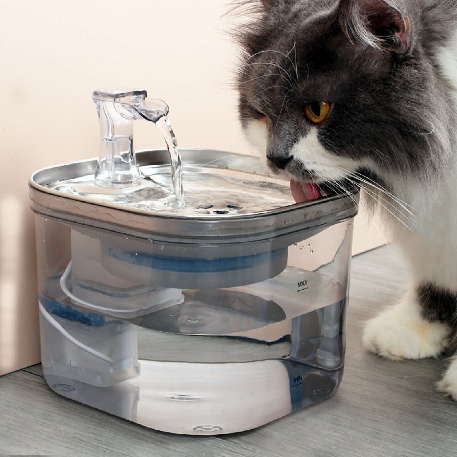 Pets Water Fountain - 2L/67oz Automatic Pet Water Fountain Cat Water ...
