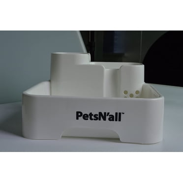 Dogit Fresh & Clear Drinking Fountain, Elevated Dog Water Dispenser ...