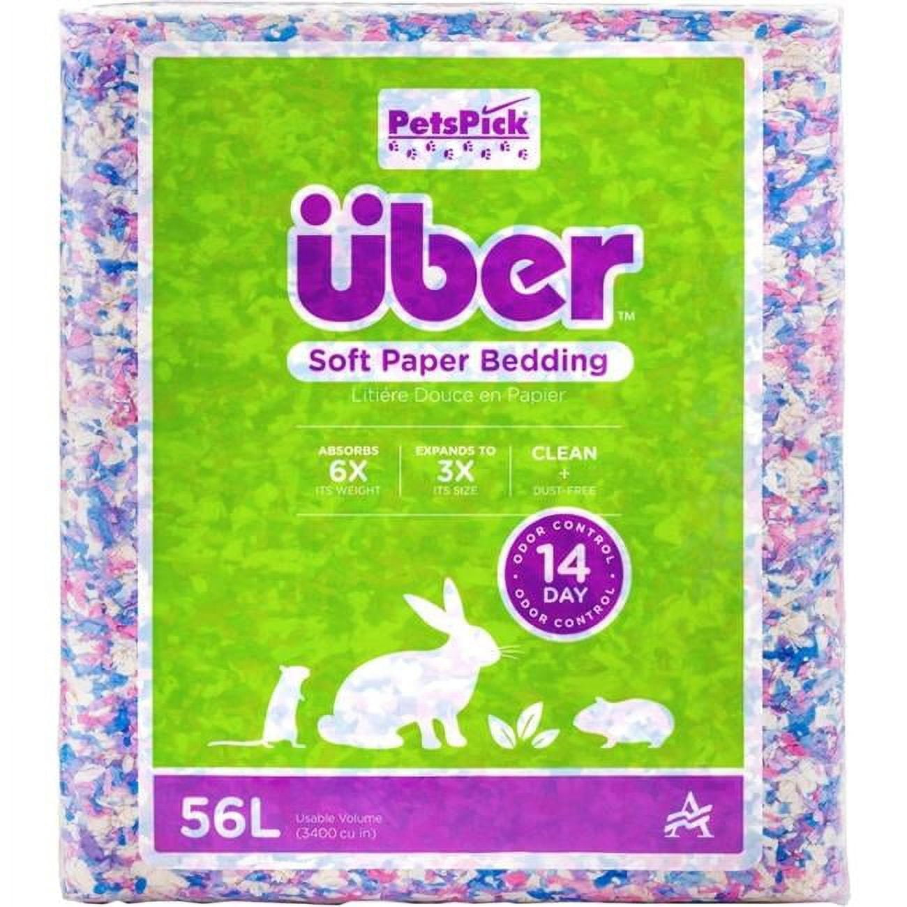 PetsPick Uber Soft Rodent Bedding, Confetti Multicolored, 56 L - Odor ...