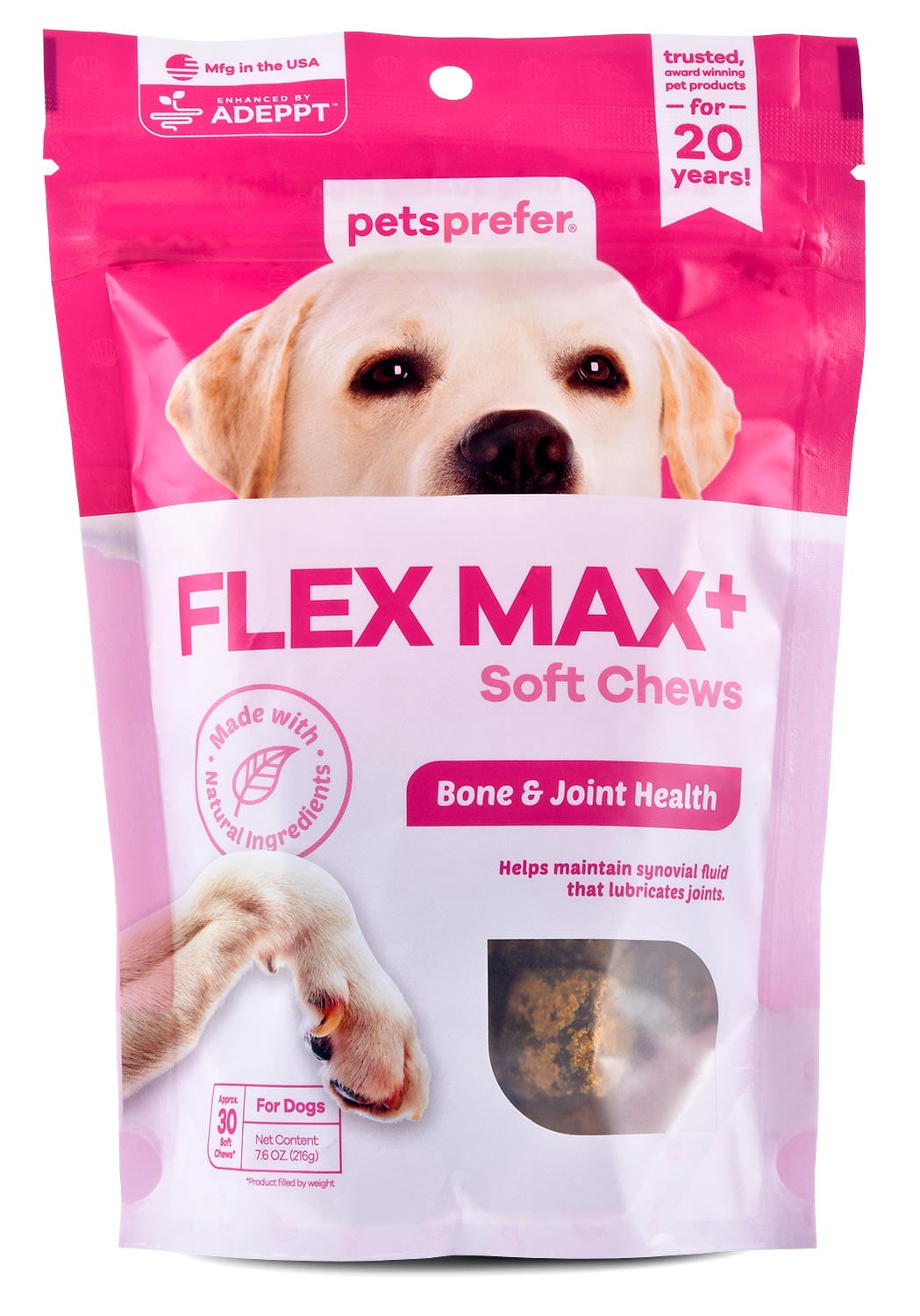 PetsPrefer Flex Max+ Soft Chews w/ ADEPPT, 30 ct - Walmart.com
