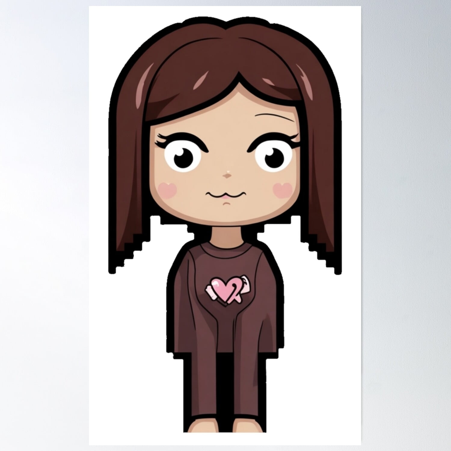 Petscop Care - Happy Care Poster Wall Art, Modern Wall Decor, 8x12 ...