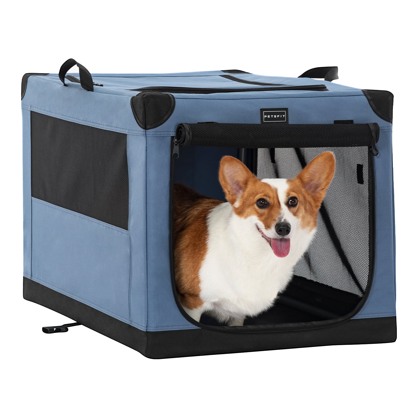 Petsfit Fabric Dog Easy Assembly Care Kennel, 30" L x 20" W x 19" H ,3 ...