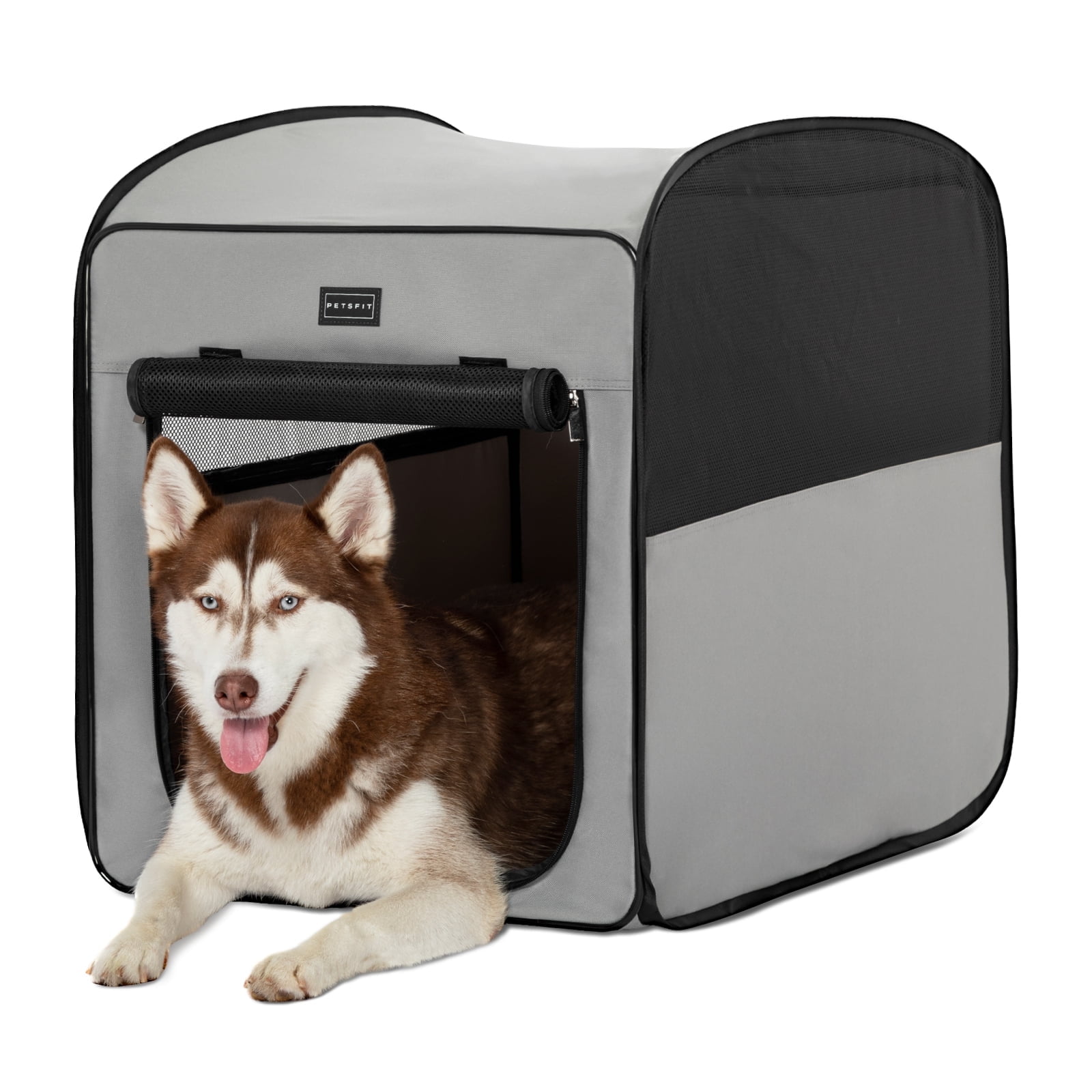 Petsfit Pop Up Collapsible Dog Crate for Large Dogs, Waterproof Cat ...