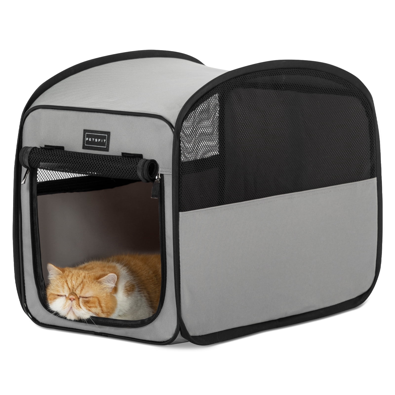 Petsfit Portable Cat Cage Kennel for Cats Small Dogs, Waterproof Puppy ...