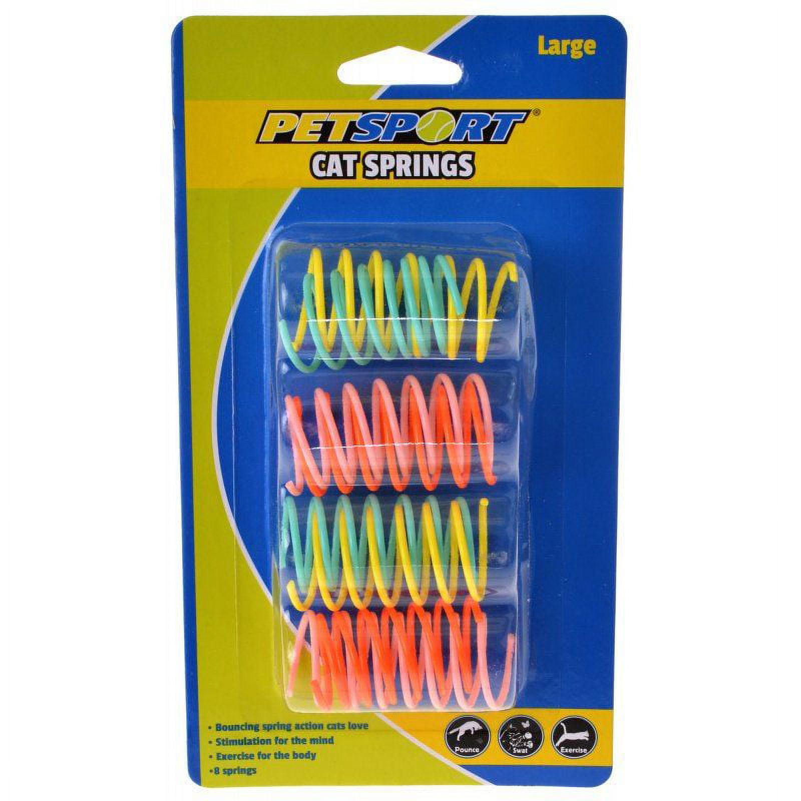 Petsport Cat Springs [Cat, Toys Other] Large - 8 Count - Walmart.com