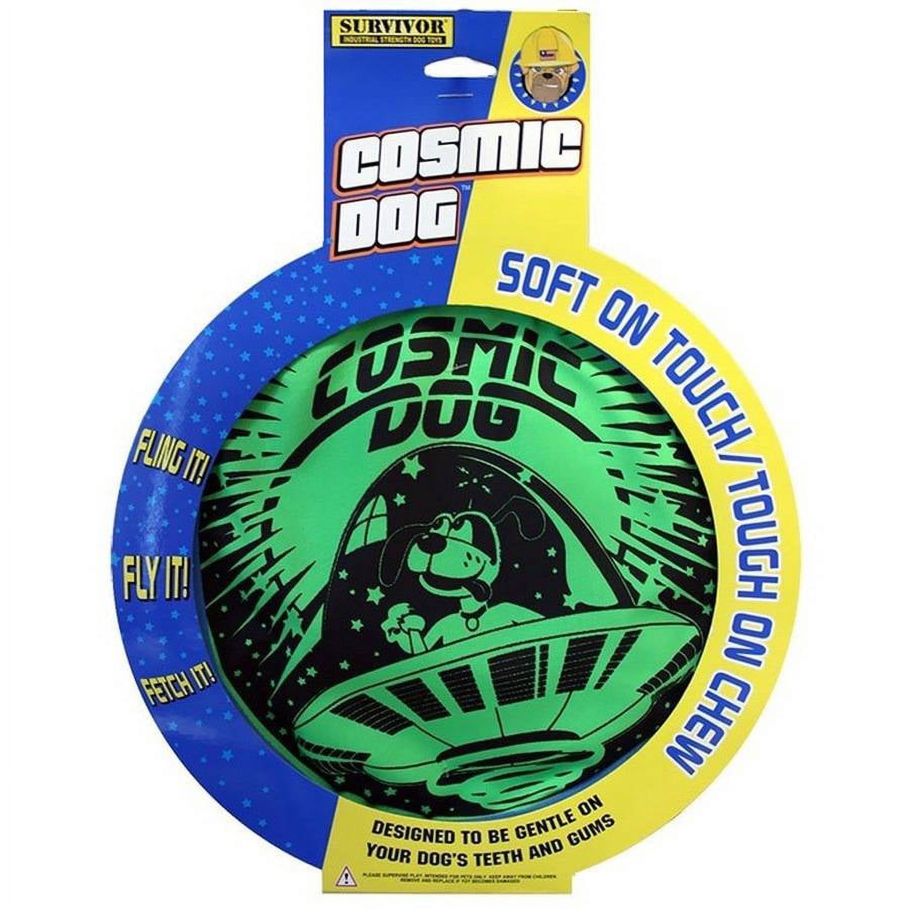 Petsport Cosmic Dog Disk Dog Toy, 10", Multicolor - Walmart.com