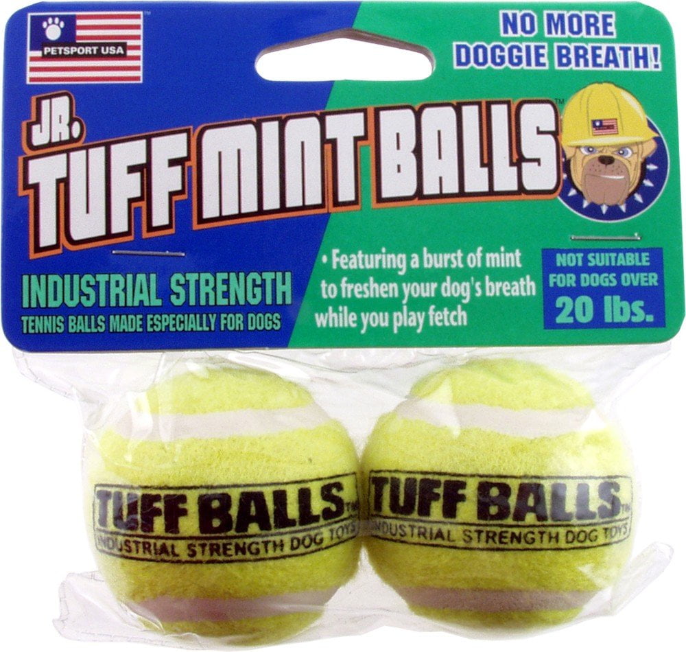 Petsport Mint Tuff Balls Dog Toy, Small, 2 Ct - Walmart.com