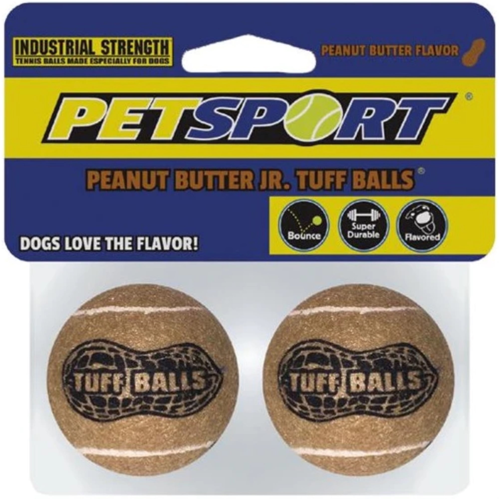 Petsport Jr. Tuff Peanut Butter Balls for Dogs - Walmart.com