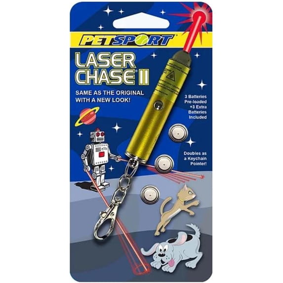 6 count Petsport Laser Chase II Interactive Laser Toy for Dogs and Cats ...