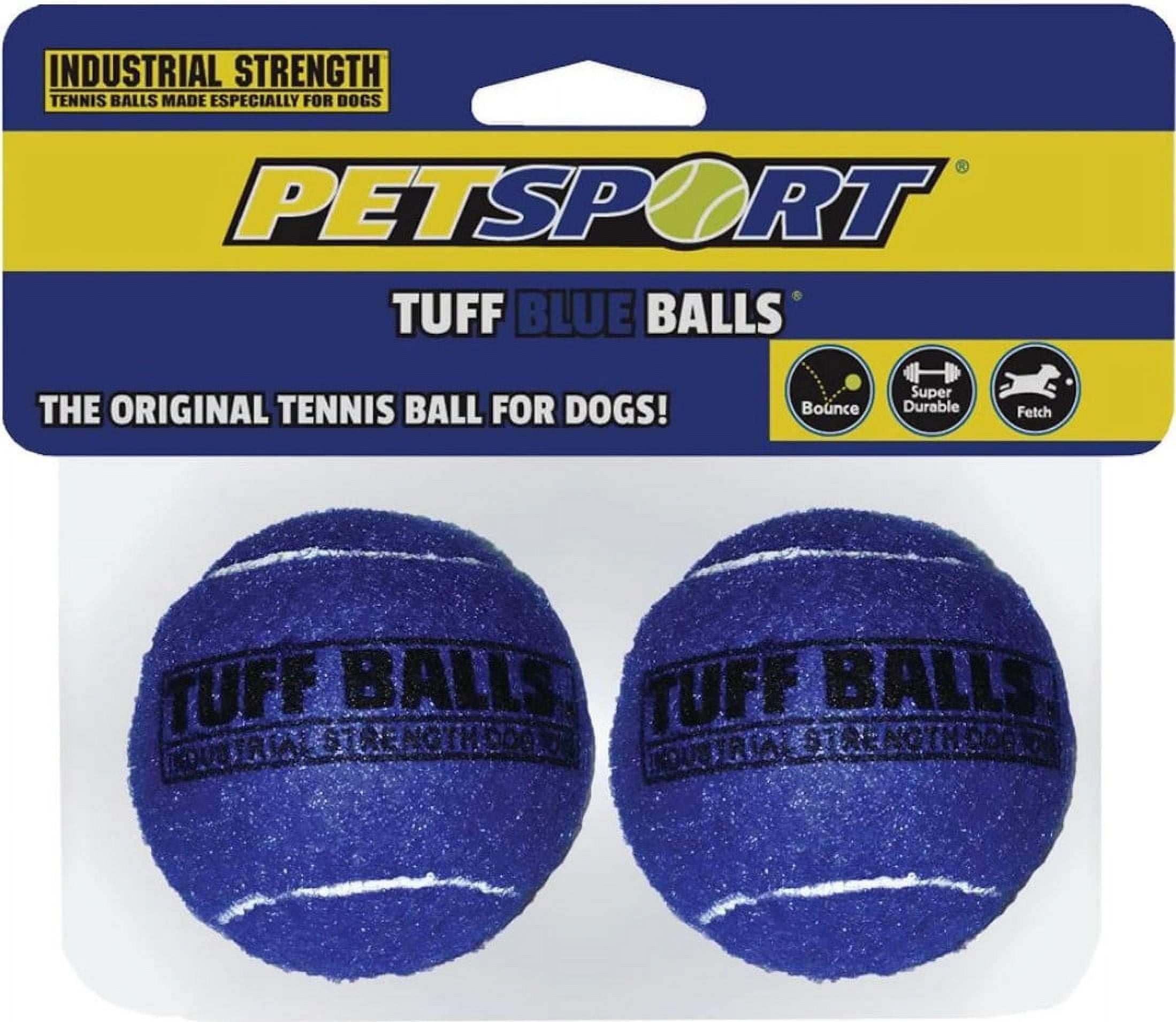 Petsport Tuff Blue Balls Industrial Strength Dog Toy - Walmart.com