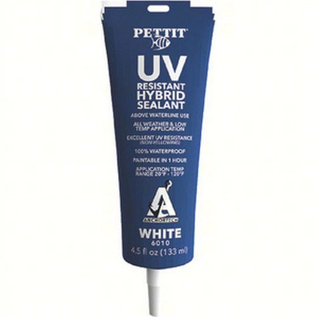 Pettit Marine 6010T Anchortech UV Resistant Adhesive Sealant White ...