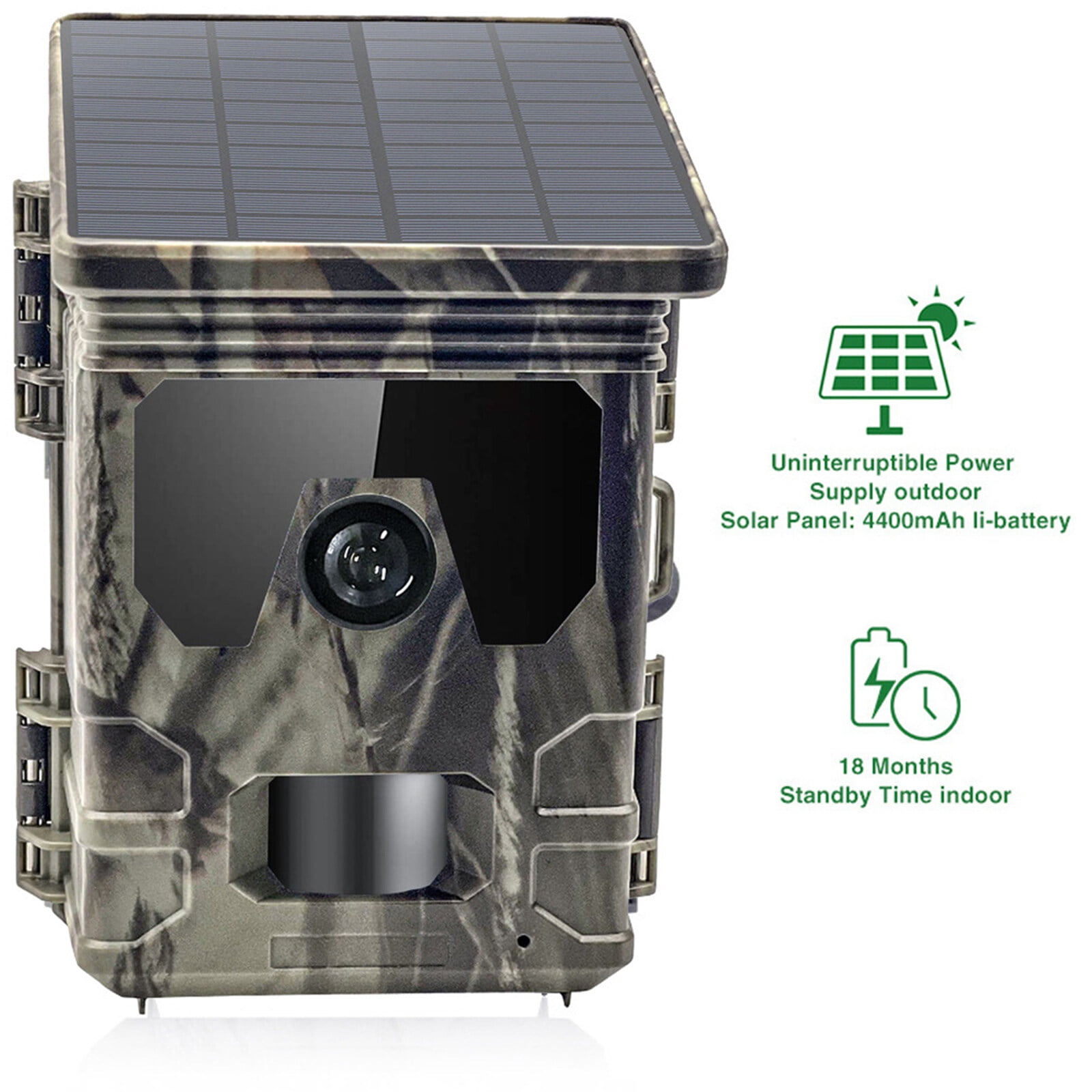 Petyoung Trail Camera - Solar Powered 4K 50MP WiFi Bluetooth Game ...