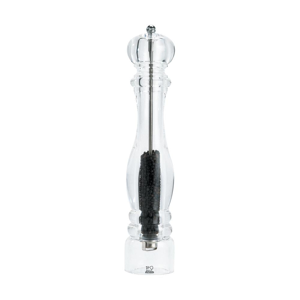 Peugeot Nancy Acrylic Pepper Mill, 38cm/15-Inch, Clear - Walmart.com