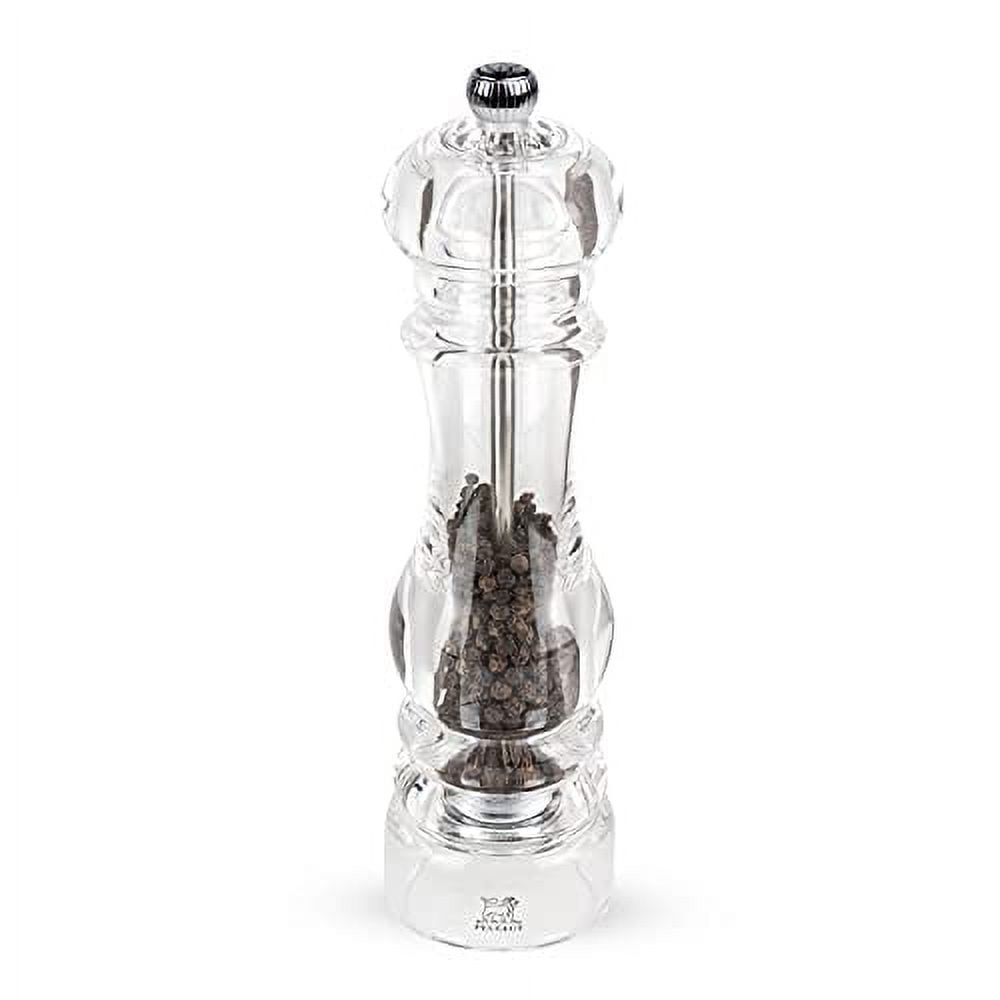 Peugeot Nancy Pepper Mill, 8.75 Inch, Clear Acrylic - Walmart.com