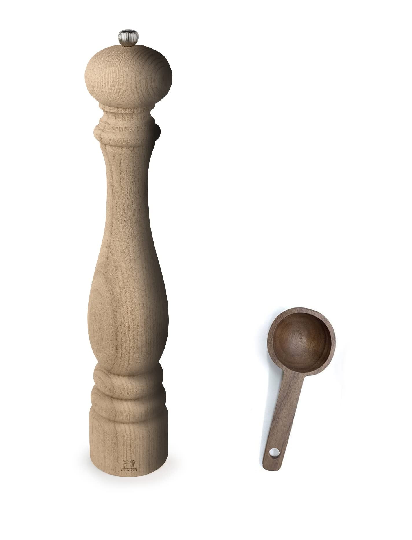 Peugeot Paris Nature 16 inch Pepper Mill - With Wooden Spice Scoop ...