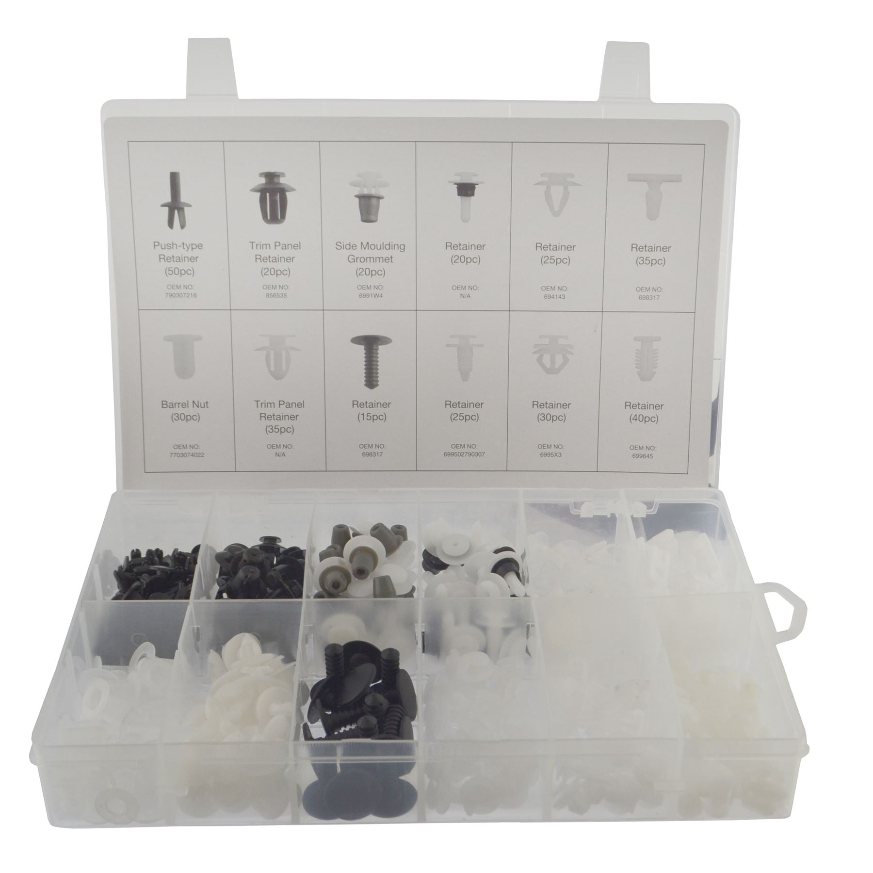 Peugeot Trim Clip Assortment Set Retaining Retainer Grommet Clips ...
