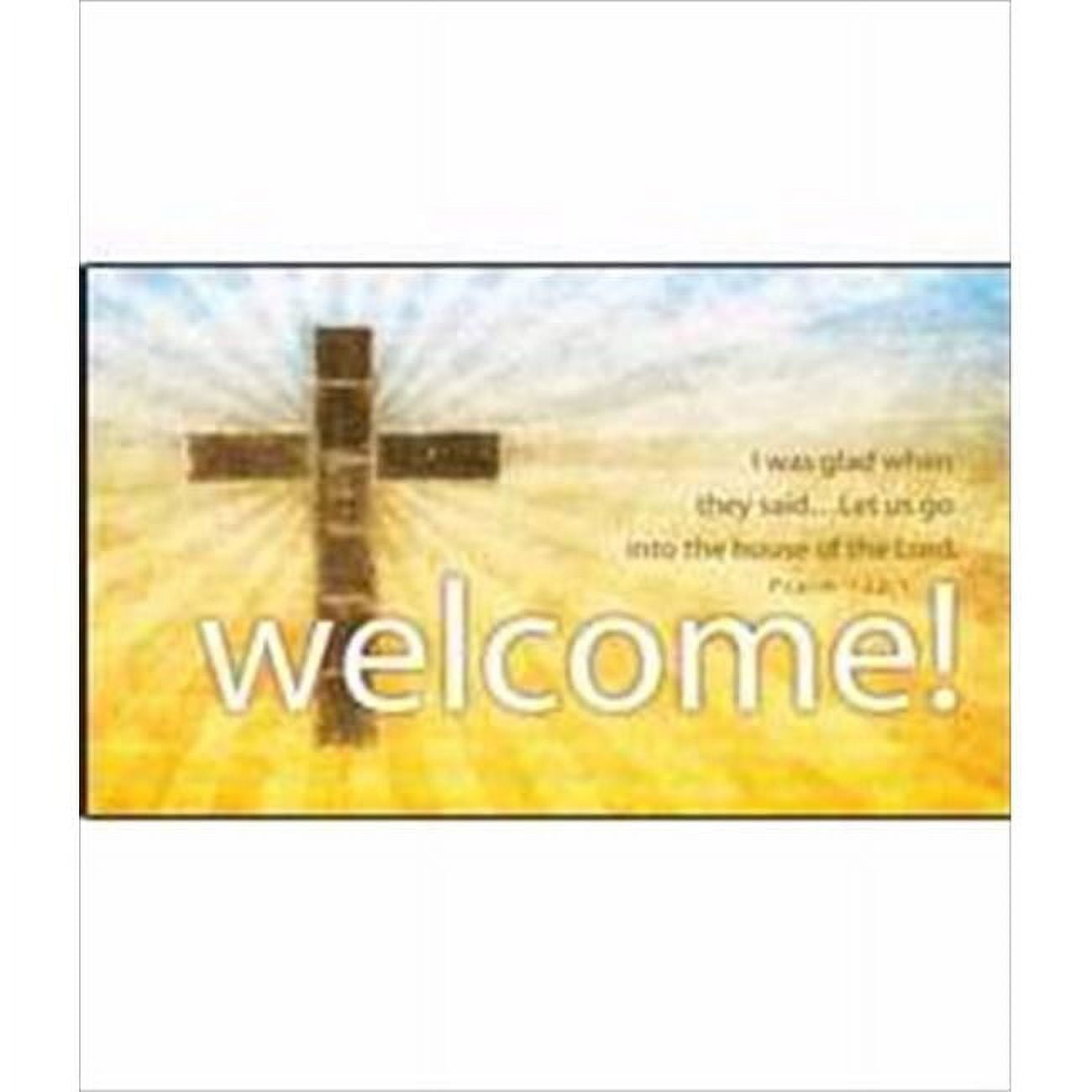 Pew Card Welcome Cross - Walmart.com