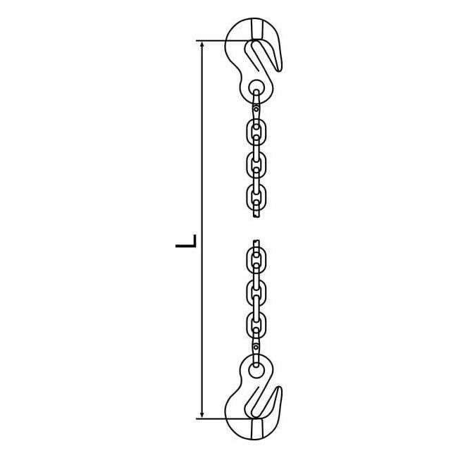 Pewag Chain Sling,G120,SGG,Alloy Steel,5 ft. L 10G120SGG/5 - Walmart ...