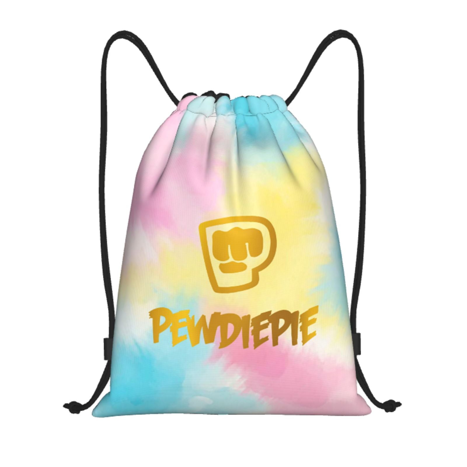 Pewdiepie Drawstring Backpack For Adults Youth Unisex Gym Cinch Bags ...