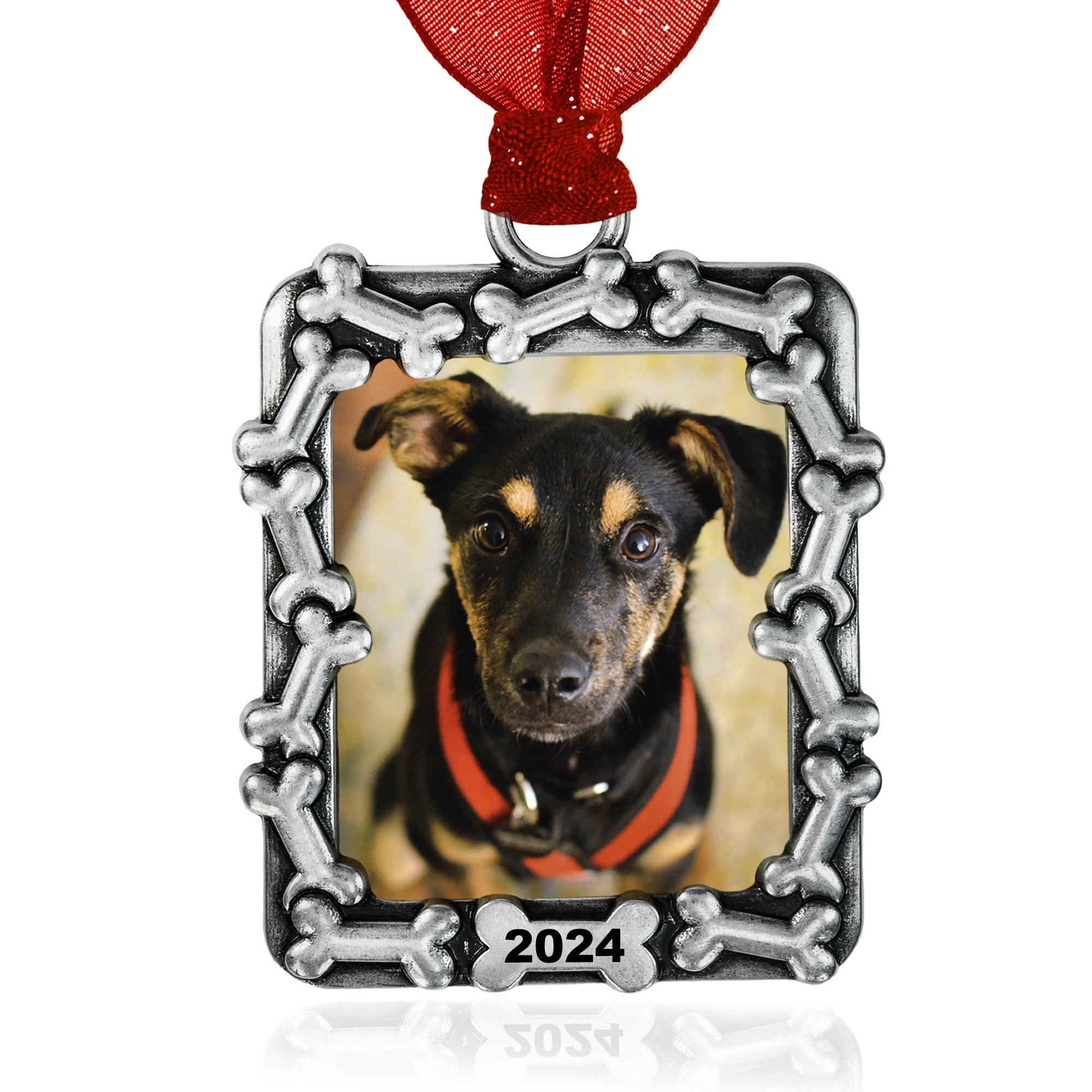 Pewter Dog Bone Frame Dated - Walmart.com