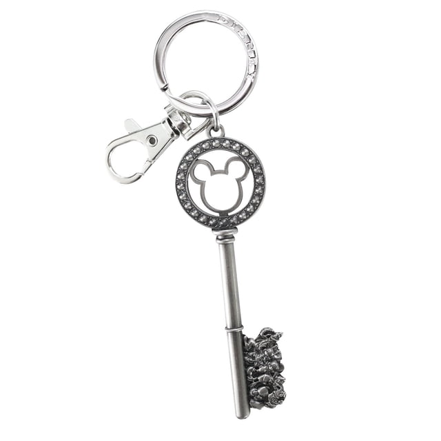 Pewter Key Ring - Master Key with Gem Beads ( Silver ) - Walmart ...