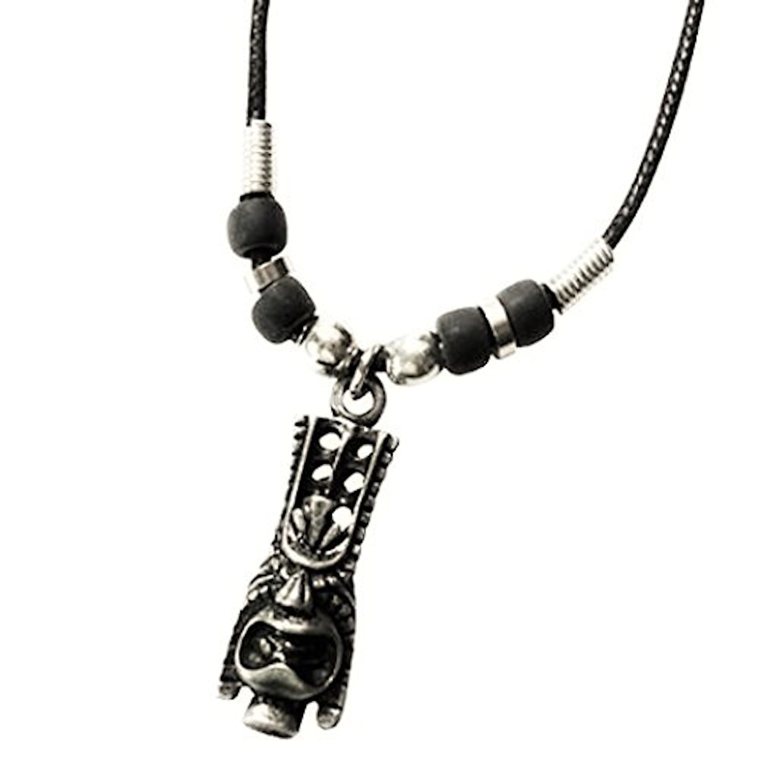 Pewter Long Life Tiki Necklace - Walmart.com