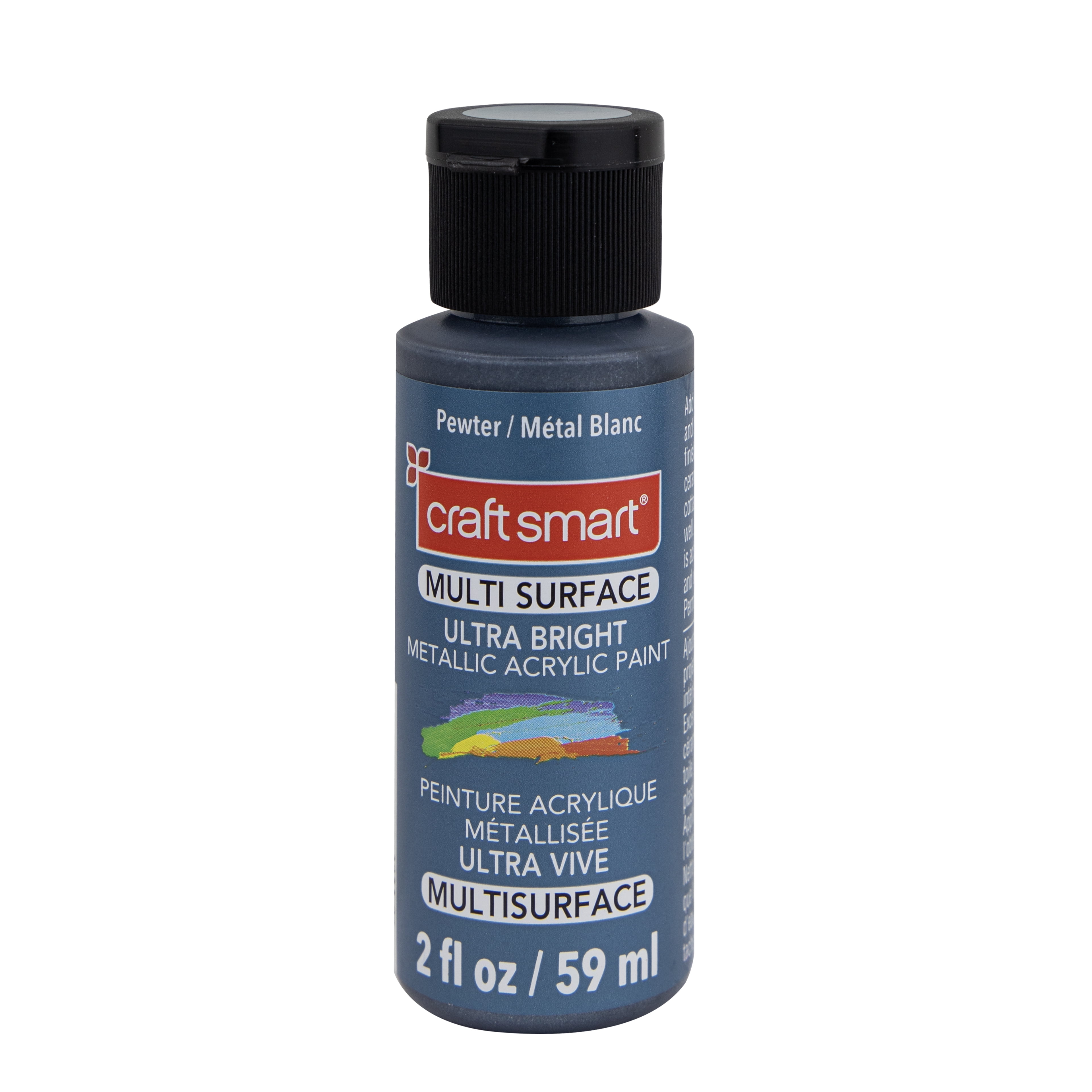 Pewter Premium Ultra Bright Metallic Paint by Craft Smart – Multi ...