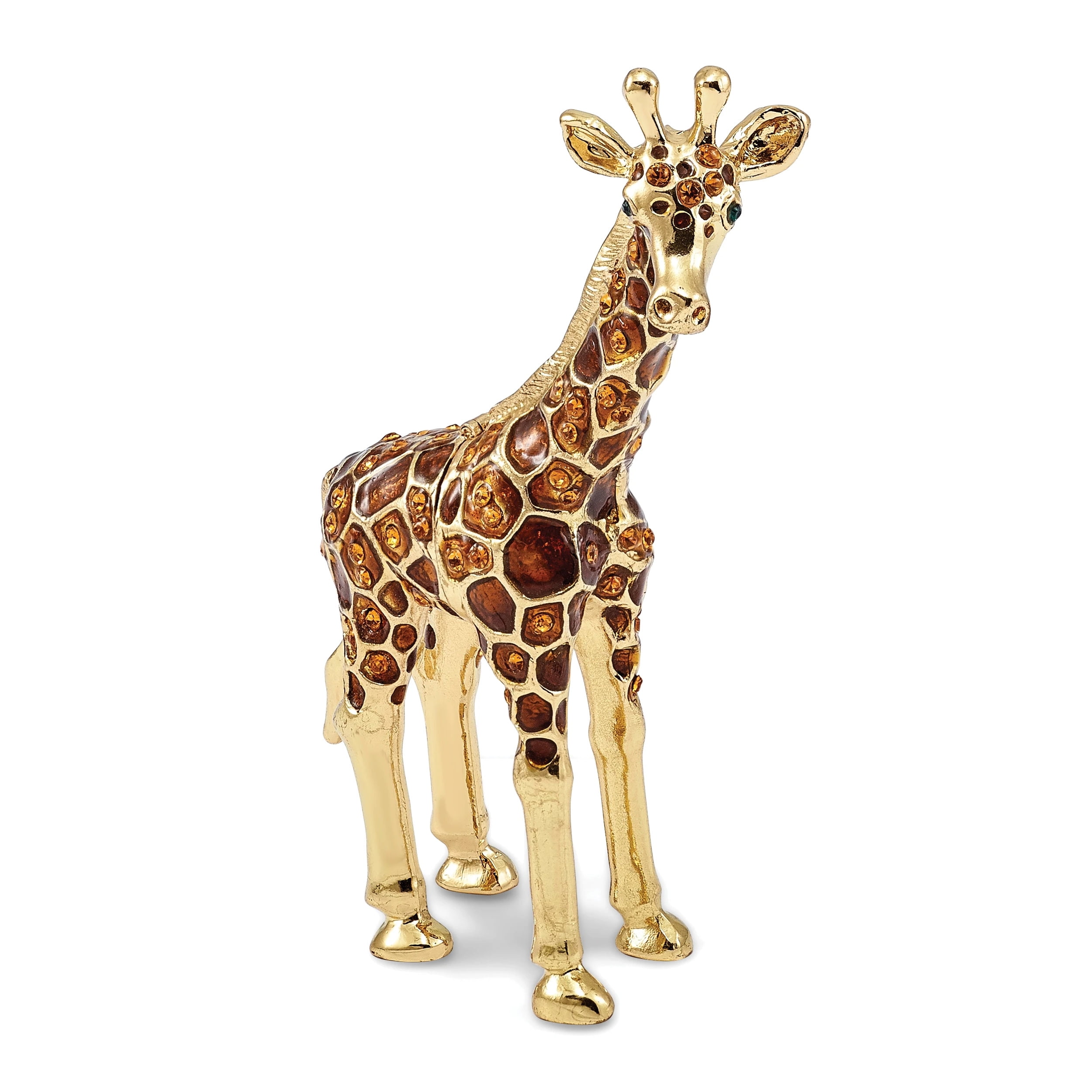 Pewter Standing Giraffe Trinket Box - Walmart.com