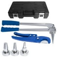 Pex Expander Expansion Tool Kit with 1/2" 3/4" 1" Expansion Head Hard ...