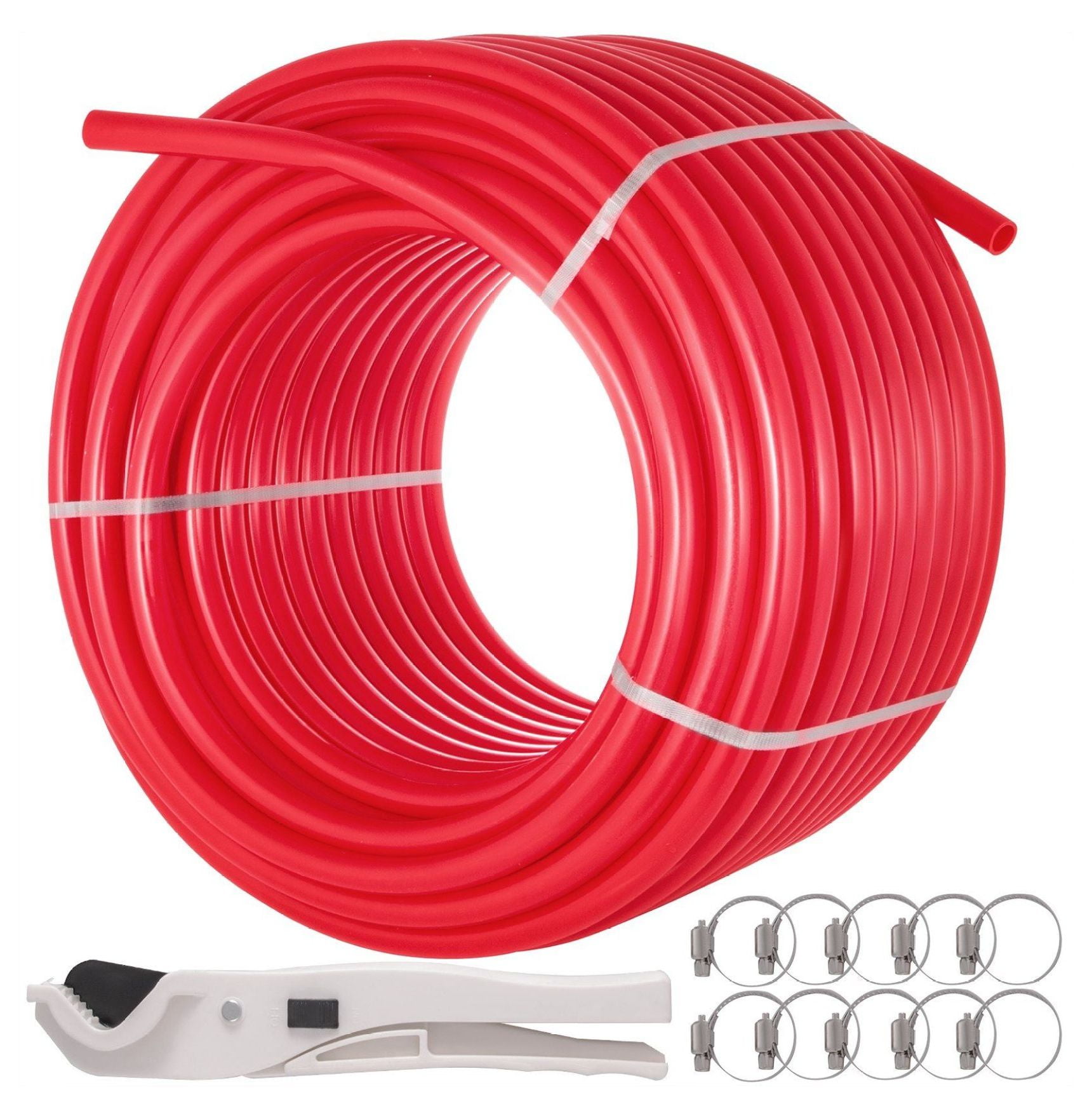 Pex Pipe Tubing 1 Inch 300ft - Red PEX-B Plumbing Pipe for Radiant Heat ...