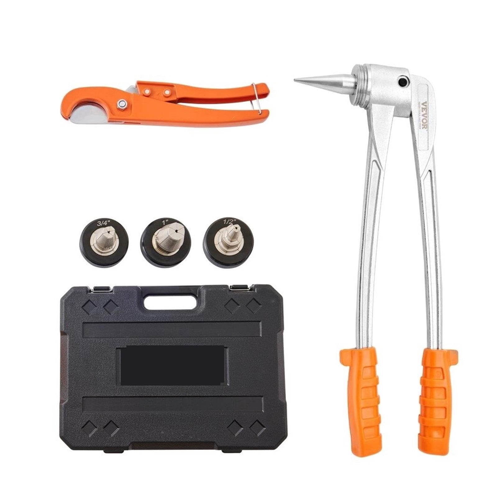 Pex Tube Expander 1/2 3/4 1 Inch OD Manual Lever Tool With 3 Expansion ...