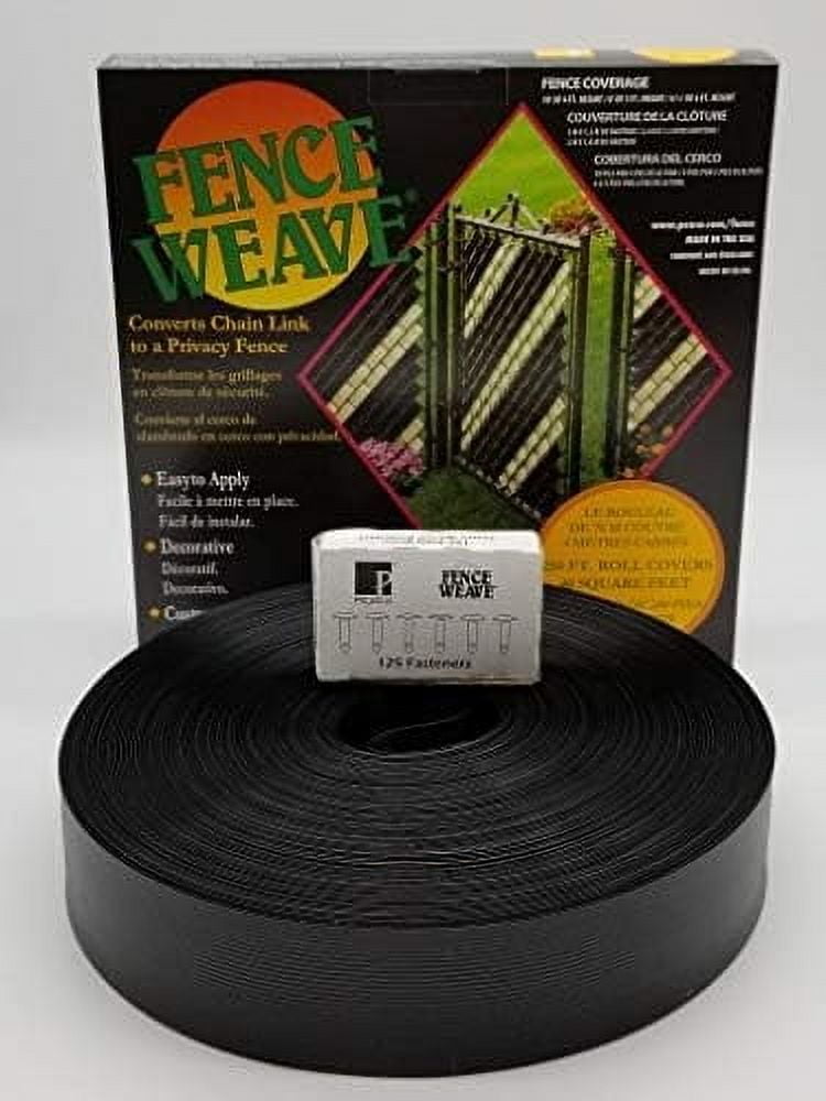 Pexco Brand Fence Weave 250' Roll - Black - Made in The USA! - Walmart.com