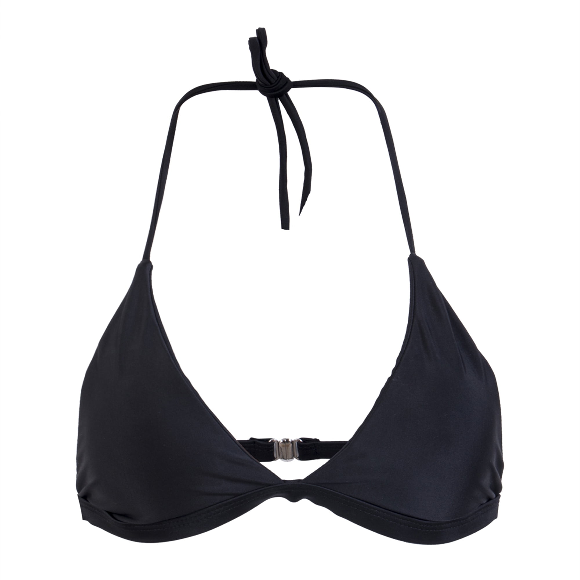 Peyakidsaa Women's Halter Padded Top Tie Solid Triangle Slider Micro ...