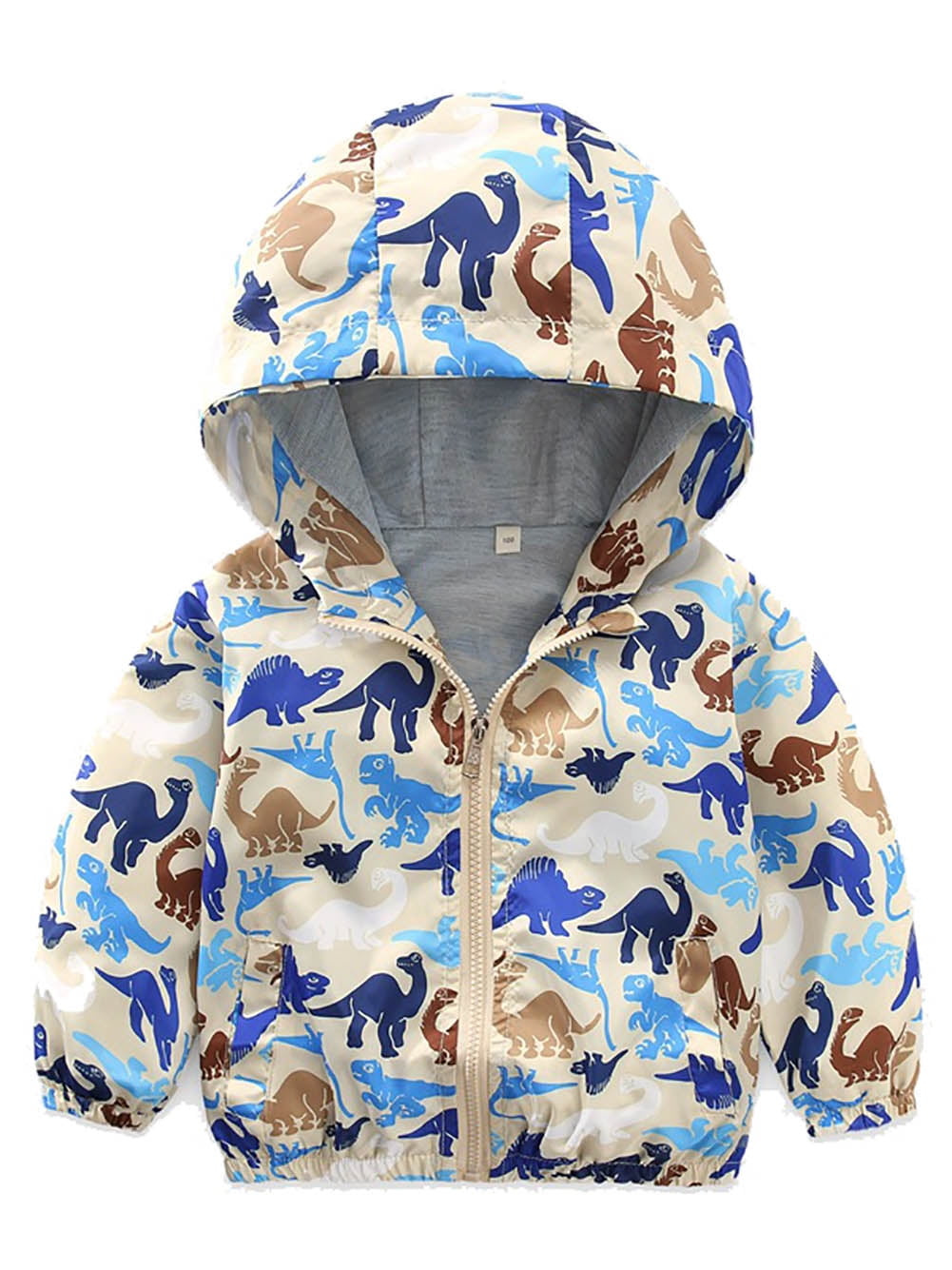 Peyan Kids Baby Boy Dinosaur Clothes Waterproof Windbreak Hooded Coat ...